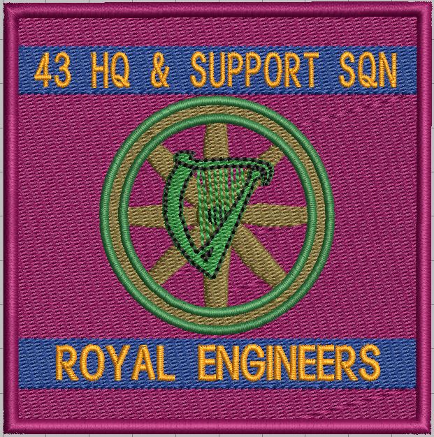 43 HEADQUARTERS & SUPPORT SQUADRON PATCH – elitethreadco