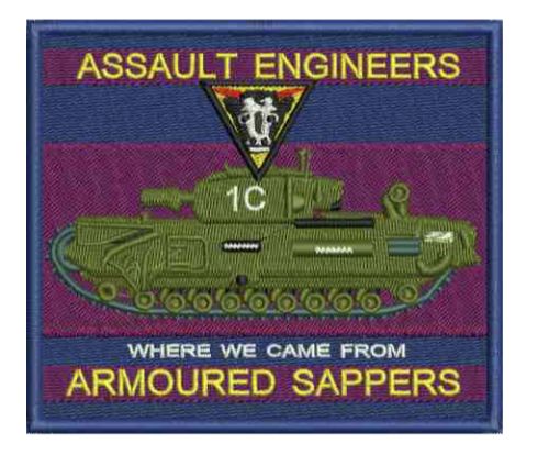 Assault Engineer Embroidered Badge – elitethreadco